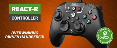 Turtle Beach React r Wired Controller Black Se tilbud og køb på Gucca dk