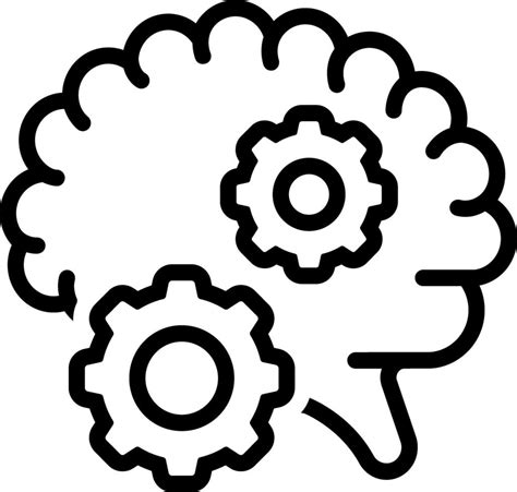 Black Line Icon For Cognition 44803153 Vector Art At Vecteezy