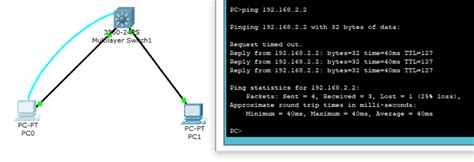 计算机网络 实验六 三层交换机的管理和基本配置 网络由一台三层交换机cisco 3590和两台pc构成。pc1和pc2主机分别通过网线连接到