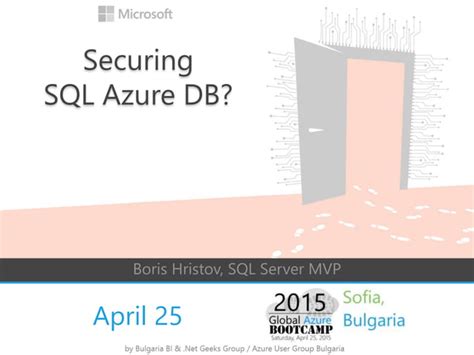 Securing Sql Azure Db How Ppt