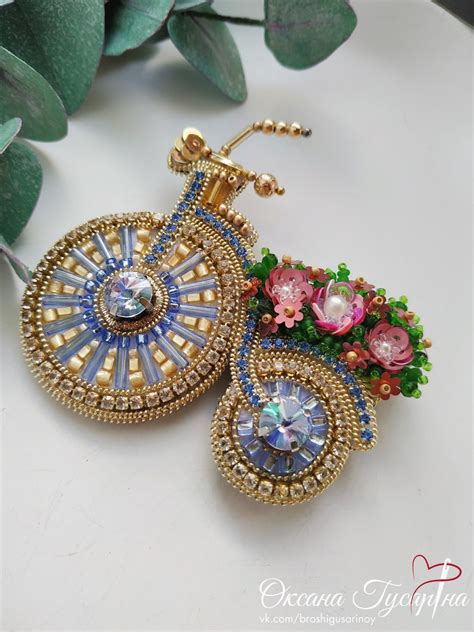 Броши Гусариной Оксаны Запись со стены Украшения из бисера ручной работы Образцы украшений