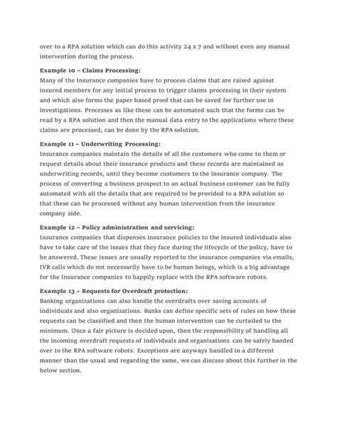 30 Robotic Process Automation Examples Pdf