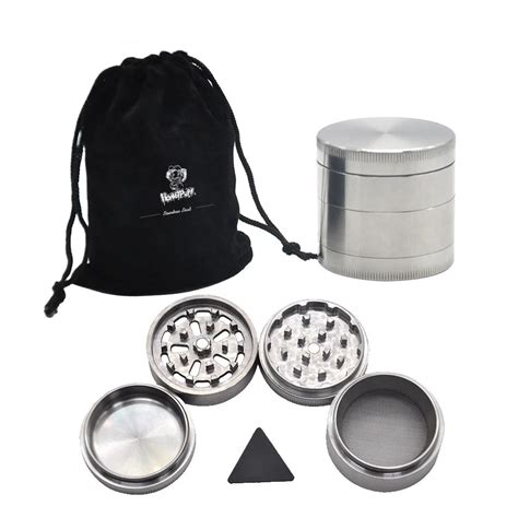 허니 퍼프 304 스테인레스 스틸 47mm 샤프 다이아몬드 이빨 담배 스파이스 크러셔 핸드 밀러담배 파이프 And 액세서리 Aliexpress