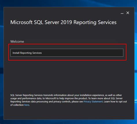 Instalando Sql Server Reporting Services