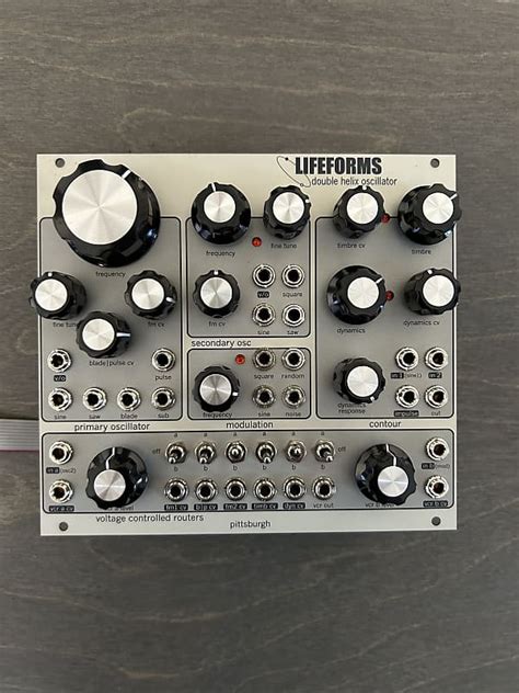Pittsburgh Modular Double Helix Oscillator 2020s Silver Reverb