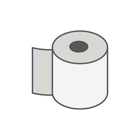 Toilet Tissue Roll Bathroom Icon Collection Set Captivating 17170718 Png