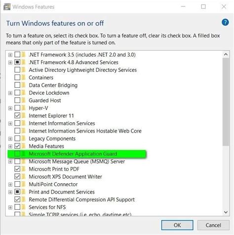 如何在 windows 10 中啟動 microsoft defender 應用程式防護