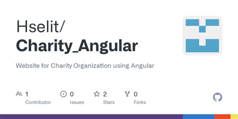 Github Hselitcharityangular Website For Charity Organization Using