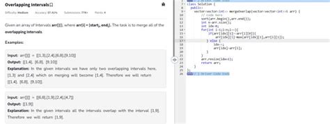 Raja Kumar On Linkedin Geeksforgeeks Dsa Problemsolving Overlappingintervals Codingjourney
