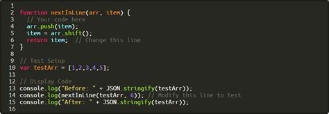 Please Help With The Stand In Line Javascript Exercise The Freecodecamp Forum