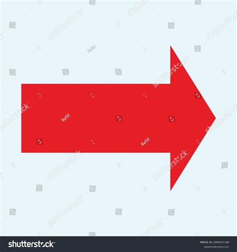 빨간색 화살표 아이콘 벡터 Eps 10 스톡 벡터로열티 프리 2098241188 Shutterstock