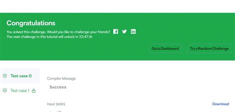 Sanjay V On Linkedin Day1 Hackerrank Java