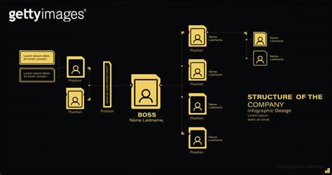 Structure Of The Company Business Hierarchy Organogram Chart