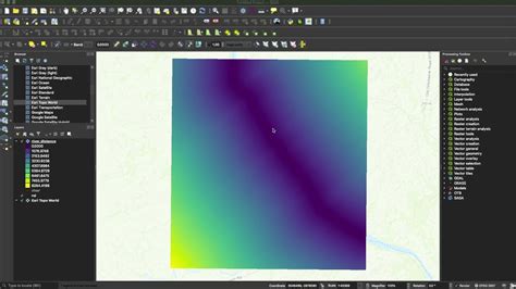 Raster Distance Create Proximity Raster In Qgis Youtube