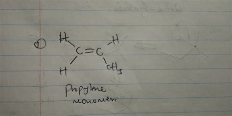 [solved] A Short Section Of The Polymer Polypropylene Is Shown Below Draw Course Hero