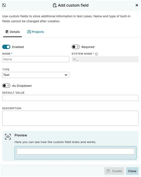 Custom Fields Testiny Documentation