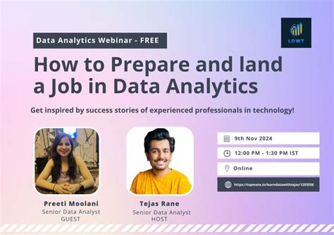 Tejas Rane On Linkedin Webinar Dataanalyst Careergrowth Networking Jobsearch Freeevent