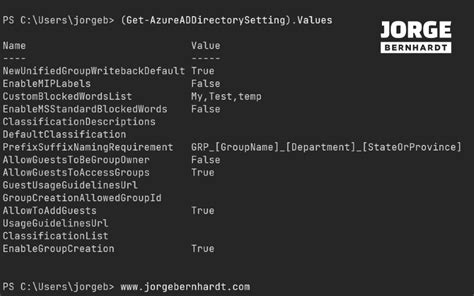 How To Configure Microsoft 365 Groups Naming Policy In Azure Active Directory · Jorge Bernhardt