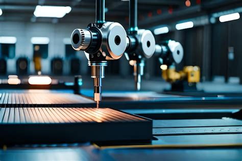 Premium Photo Robot Arm Cnc Automation Handling System For Industrial Manufacturing