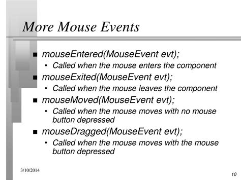 Ppt Events In Java Powerpoint Presentation Free Download Id155917