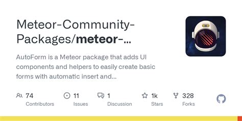 github meteor community packages meteor autoform autoform is a meteor package that adds ui