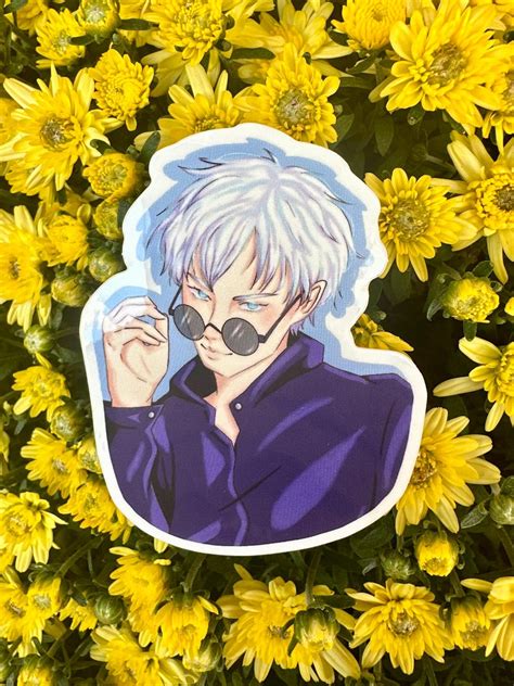 Gojo Inspired Sticker Laptop Sticker Waterproof Water Bottle Jjk
