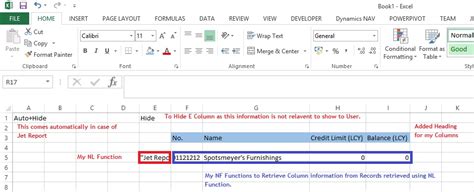 Dynamics Nav Tips From Ashwini Tripathi Creating Simple List Report In Excel Using Jet Reports