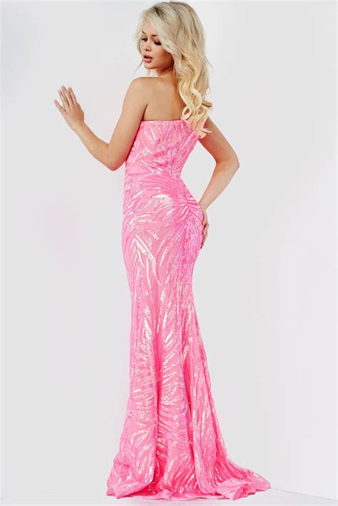 Royal Layered Skirt High Slit Gown 38144 Jovani