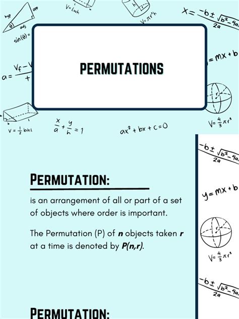 Permutation Pdf Permutation Teaching Methods And Materials
