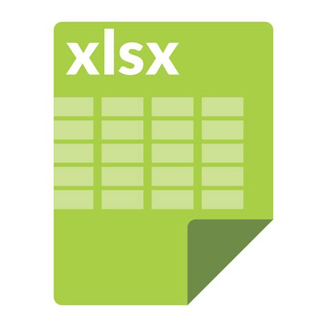 Excel File Format Spreadsheet Xlsx Icon Download On Iconfinder