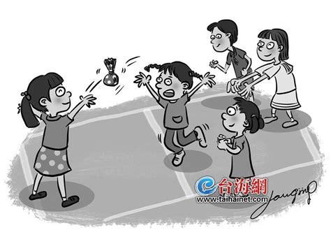 扔沙包卡通 扔沙包游戏 扔沙包简笔画 大山谷图库