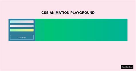 Css Animation Playground Codesandbox