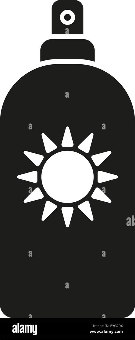 The Sun Cream Icon Sunscreen Symbol Flat Stock Vector Image And Art Alamy