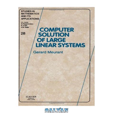 دانلود کتاب Computer Solution Of Large Linear Systems بلیان