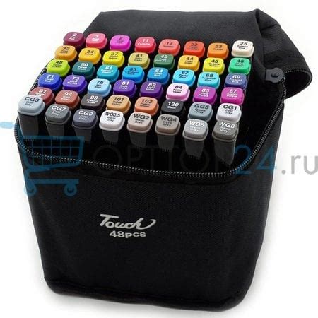 Маркеры touch 48 цветов оптом купить со склада в Москве | OPTTOP24.ru