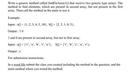 Please Use Simple Java Code And Post It As A Text