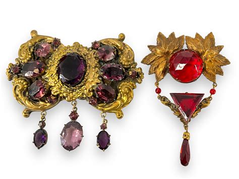 Lot 2 Antiquevintage Brooches