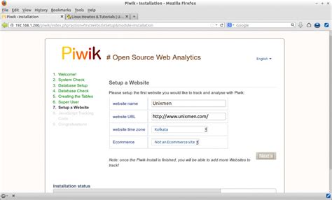 Install And Configure Piwik Web Analytics Tool For Your Websites Unixmen
