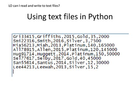 Two Lessons On Python And Csv Files Handy For Edexcel Nea Teaching