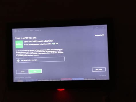 Trying To Activate My Xbox Live Gold But Cant Click Confirm Someone Please Help Me R Xboxone