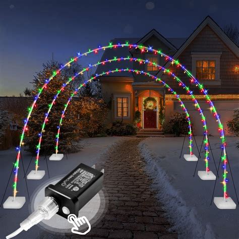 3 Pack 10ft Christmas Light Archway Holiday Wedding Outdoor Party Arch