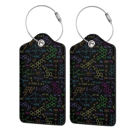 coaee chemistry formulas untethered leather luggage tags for suitcases