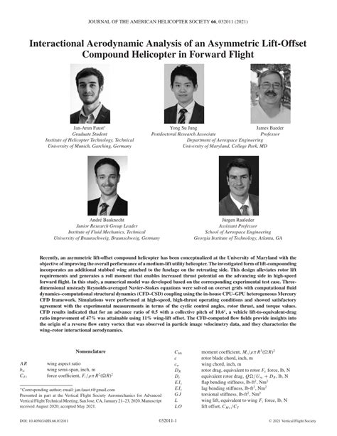 Pdf Interactional Aerodynamic Analysis Of An Asymmetric Lift Offset Compound Helicopter In