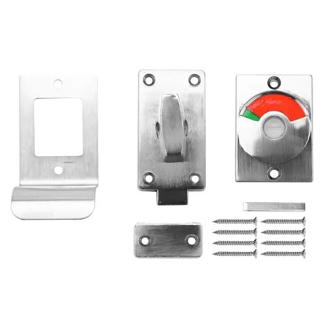 Bathroom Toilet Wc Indicator Privacy Dead Bolt Door Lock Vacant Engaged