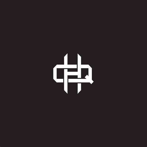Initial Letter Overlapping Interlock Logo Monogram Line Art Style