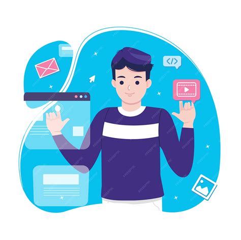 Premium Vector Web Developer Concept Illustration Banner