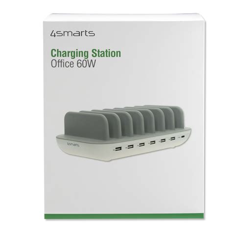 4smarts Βάση Φόρτισης με 6 Θύρες Usb A και Θύρα Usb C 60w σε Λευκό