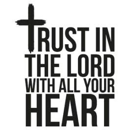 Trust In The Lord With All Your Heart Cross Quote453926