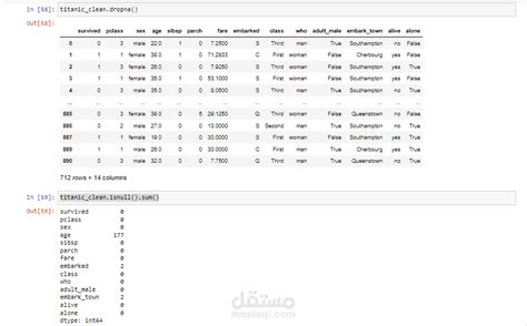 data analysis using python مستقل
