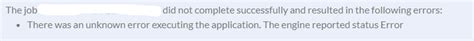 there was an unknown error executing the applicati alteryx community